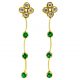 Cascade Emerald and Diamond Drop Earrings - Kaufmann de Suisse Diamond ...